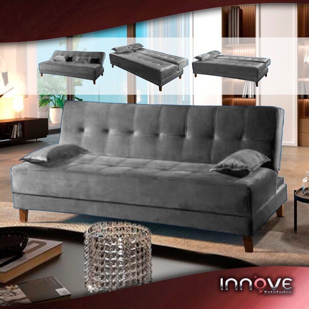 ESTOFADO SOFÁ CAMA ARPOADOR – 1,85m – INNOVE – 6.9 – RN/RF/LD – 5.8 – PR - Movelaro